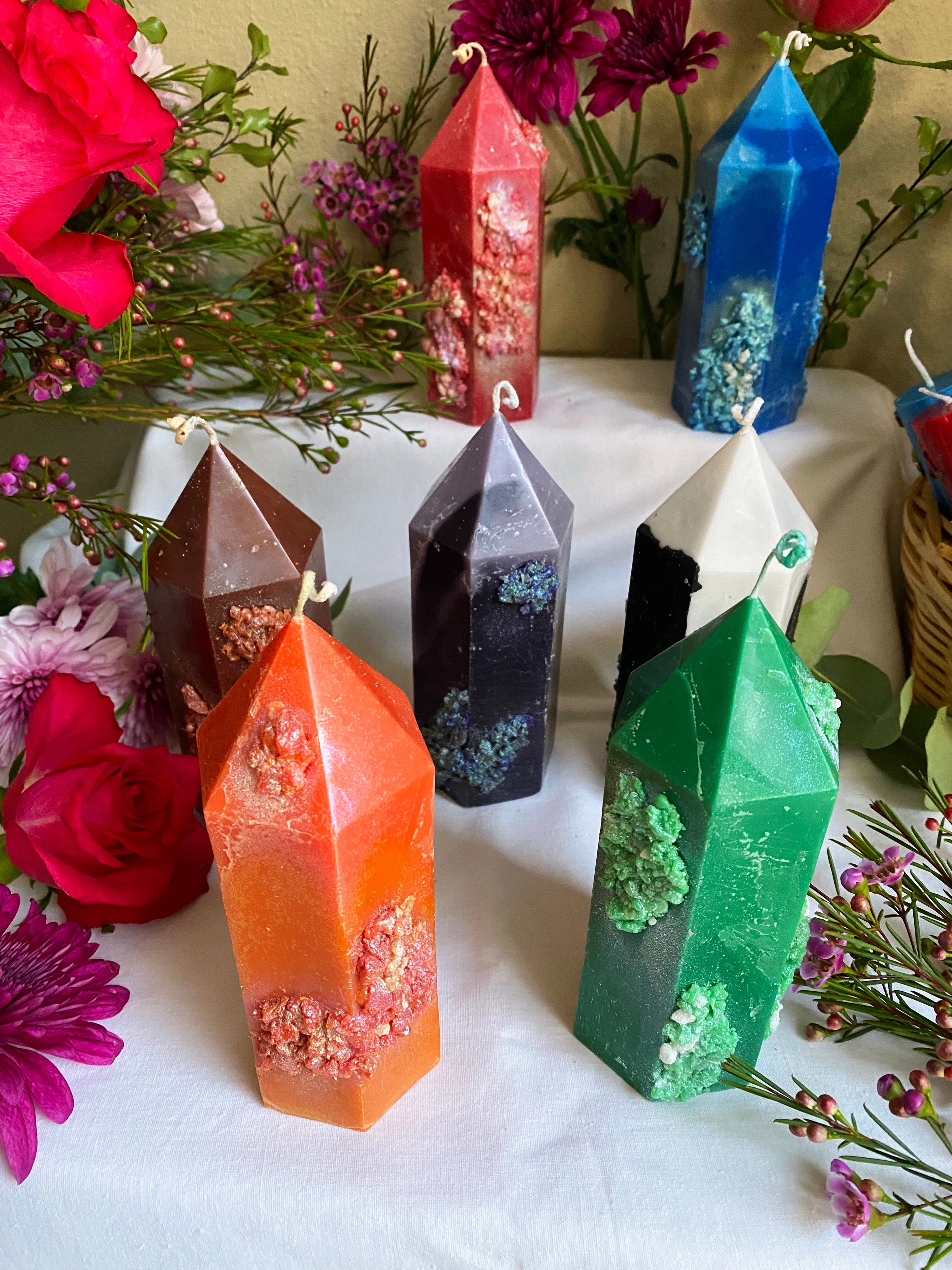 Red Garnet Tower Candle – Sew-Casa Interior Design